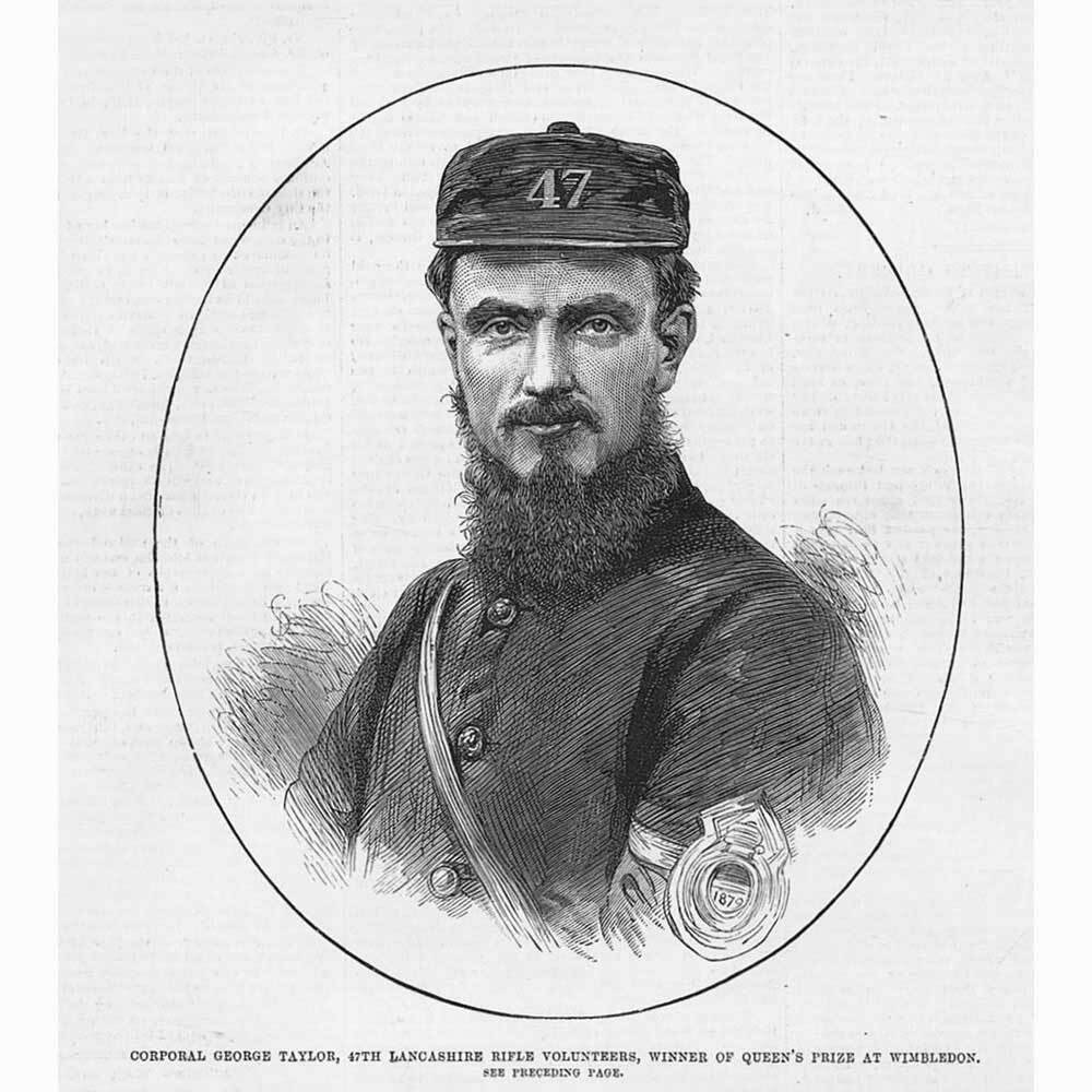 Corporal George Taylor of 47th Lancashire Rifle Volunteers - Antique ...
