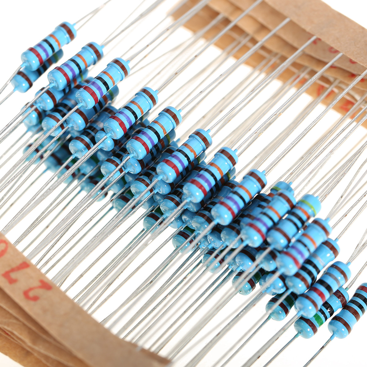 1100pcs 110 Values Assorted Metal Film Resistor Assortment Kit 1/2W 0 ...