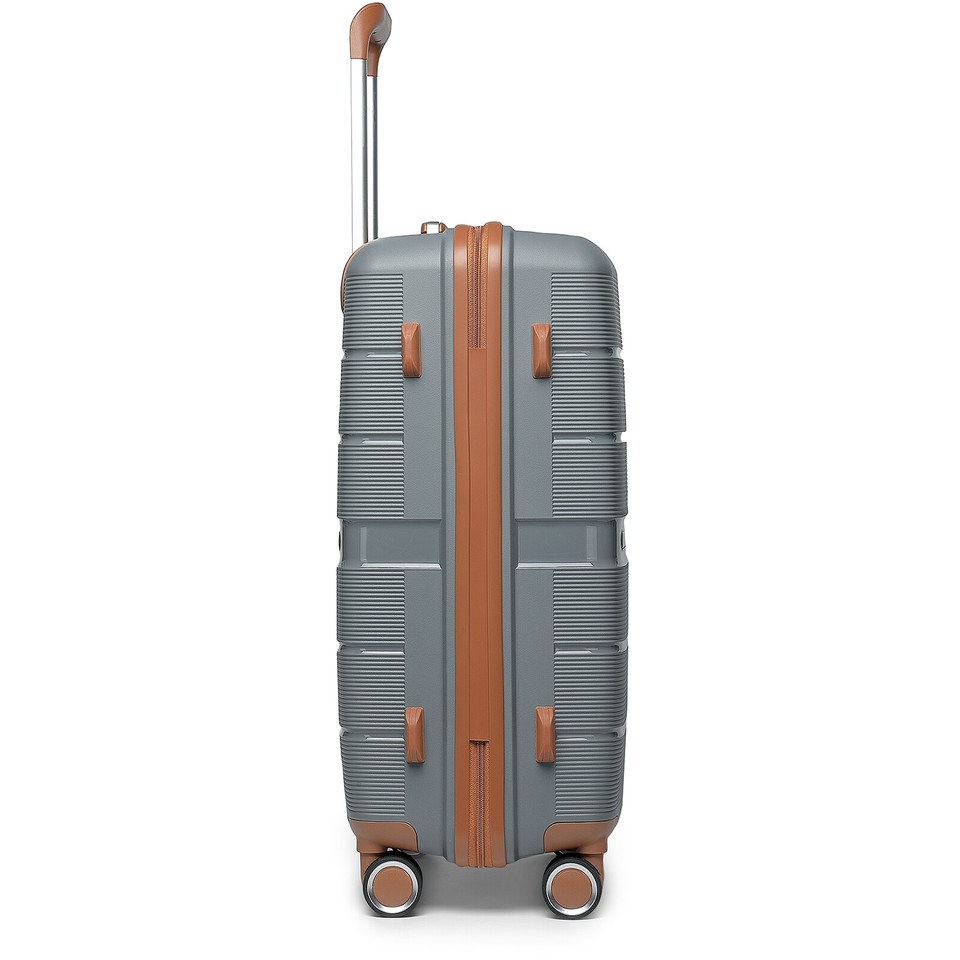 20/24/28 Inch Hard Shell PP 4 Wheels Suitcase Set Hand Cabin Luggage ...