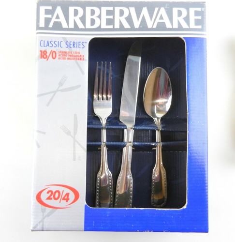 Farberware Classic Series Stainless Flatware 'Ashford' Service for 4 ...