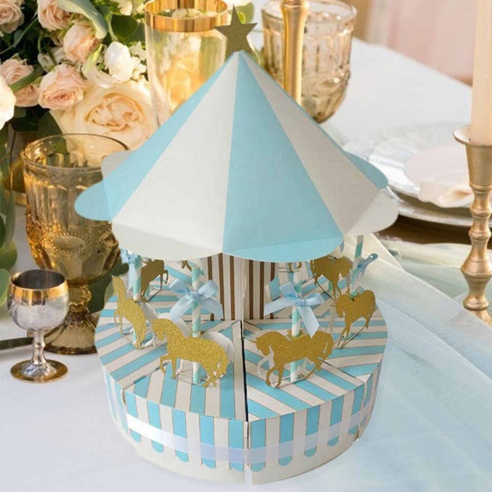 Romantic Carousel Candy Box Wedding Birthday Party Decoration Guest ...