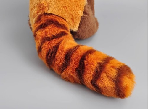 Simulation of Cute Little Panda Doll Red Panda Doll Zoo Plush Toy Model ...