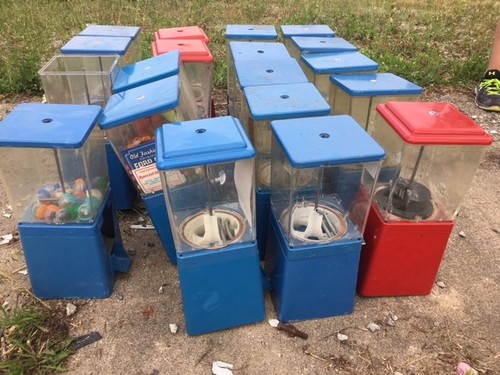 OAK Astro Vista 300 Candy Gumball machine 25 cent vend Incl Lock & key ...