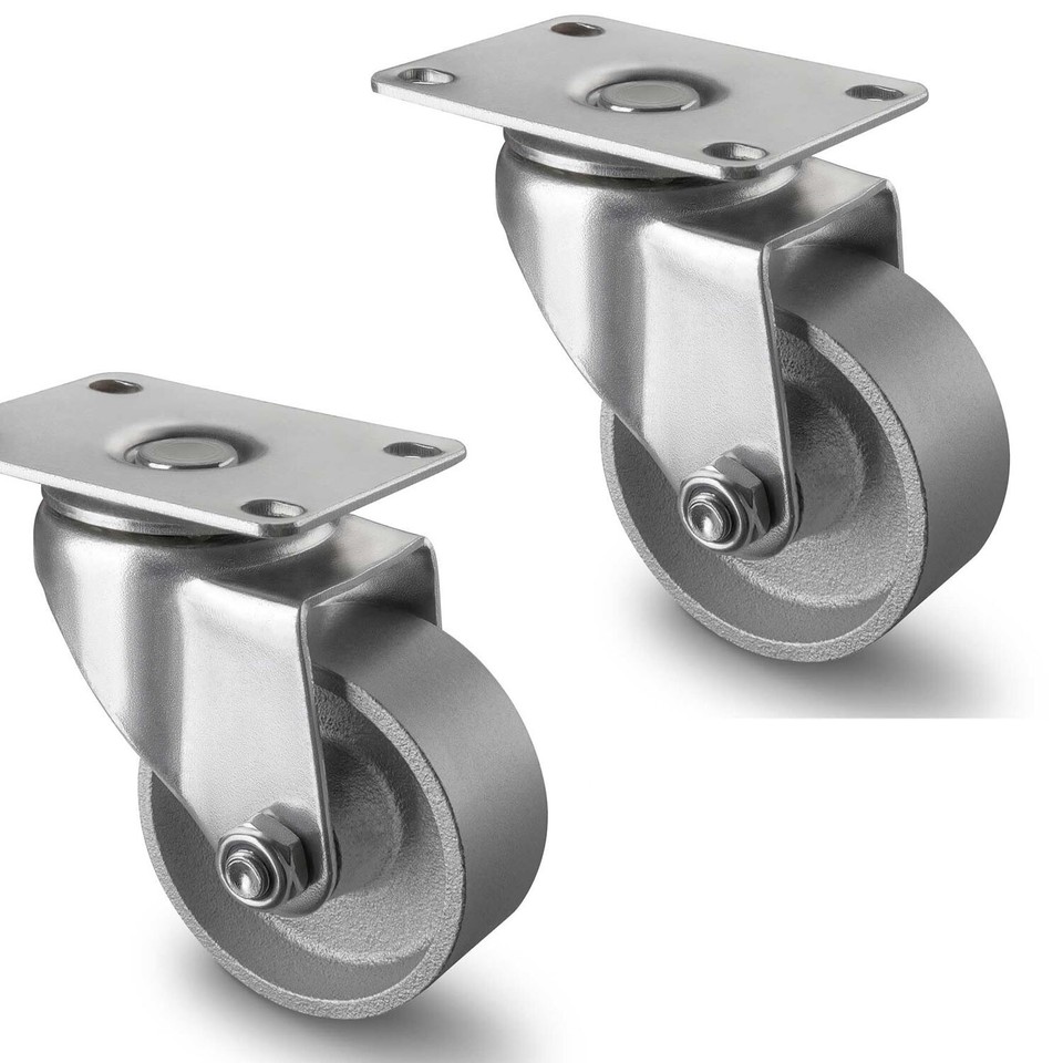 Syration's 3inch Industrial small Casters,Steel plate Casters | eBay