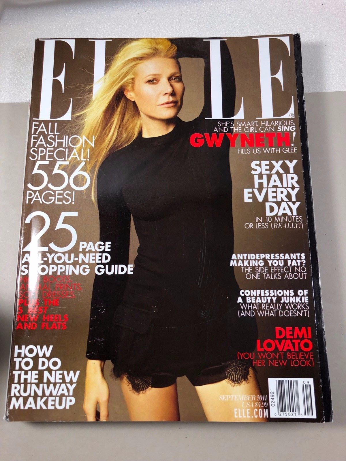 Elle magazine September 2011 9/11 Gwyneth Paltrow Fashion 556 pages | eBay