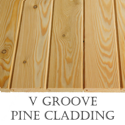 Pine Timber Cladding Matchboard Tongue & Groove V 9x95mm T&G Wood ...