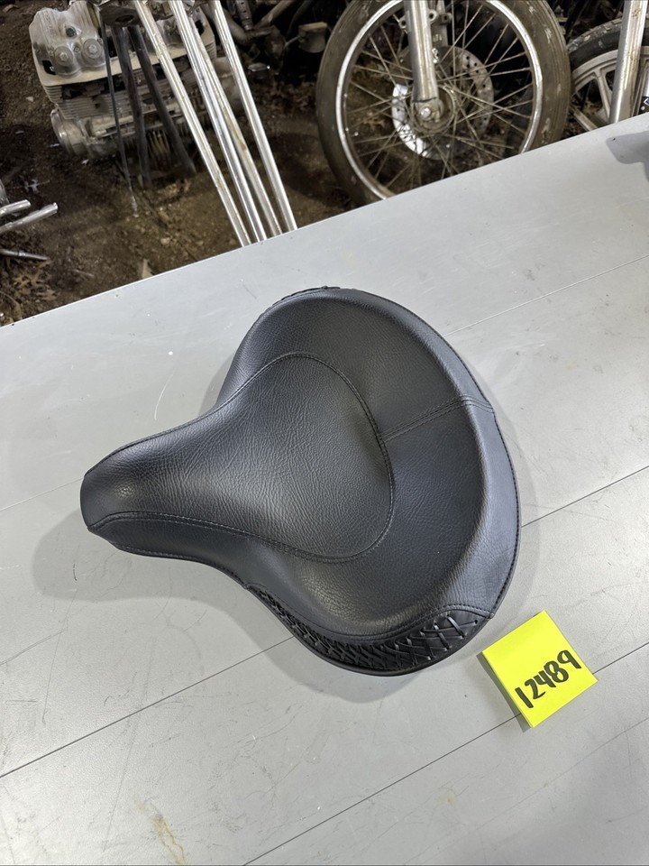 Harley Crossbones Springer Softail Seat Rider Solo Front OEM Stock ...