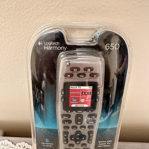 Logitech Harmony 650 Remote Control All In One Remote Control Apple TV ...
