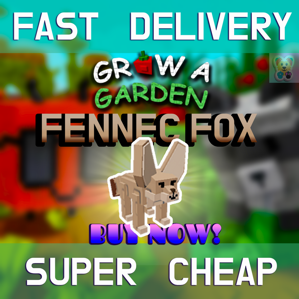 🦊FENNEC FOX 🎮ROBLOX 🪴🎮ROBLOX 🪴Grow a Garden | CHEAP | FAST | RELIABLE ...