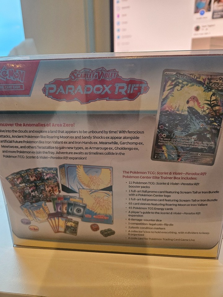 Pokemon Center ~ Paradox Rift ~ Exclusive Elite Trainer Box ETB Sealed ...