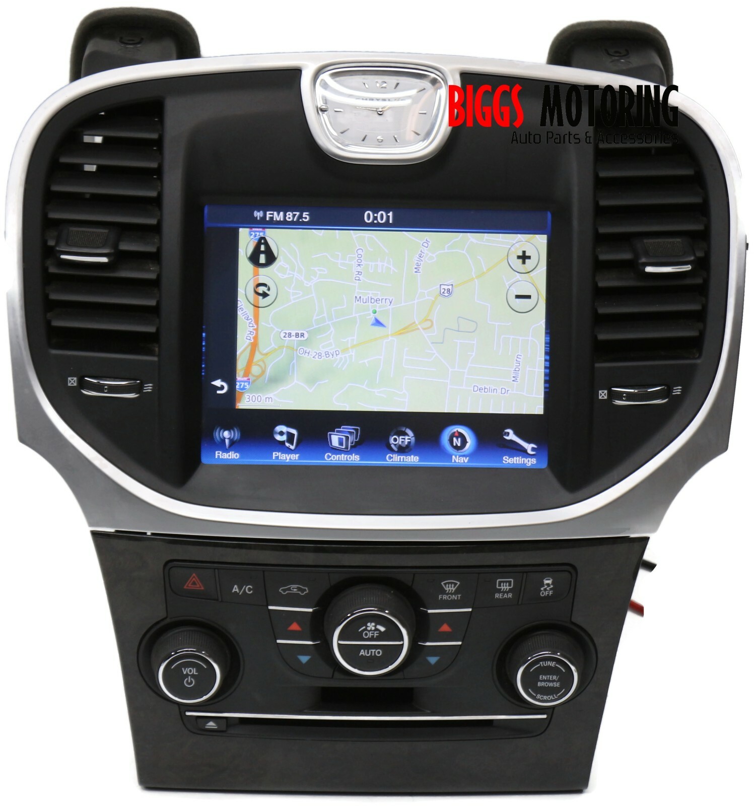 2011-2014 Chrysler 300 Navigation Radio Touch Display Screen Set ...