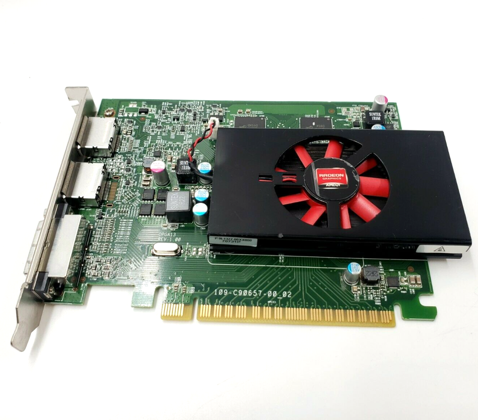 Genuine AMD RADEON R7 450 4GB GDDR5 PCI-E 2x Display Port DVI D P/N ...