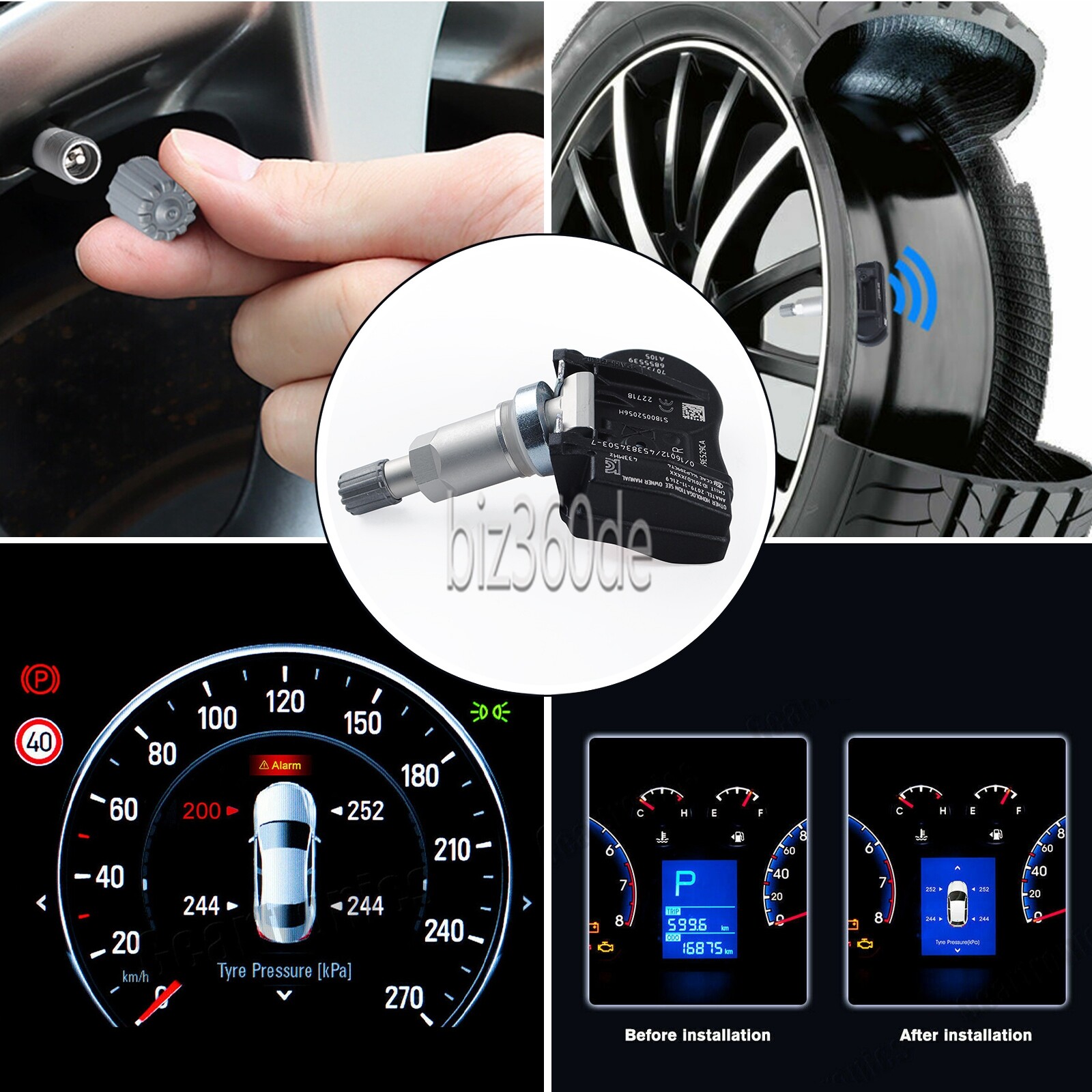 4 RDCi RDKS Reifendrucksensor Für BMW 1/2/3/4er X1 X2 X5 X6 F20 Mini ...