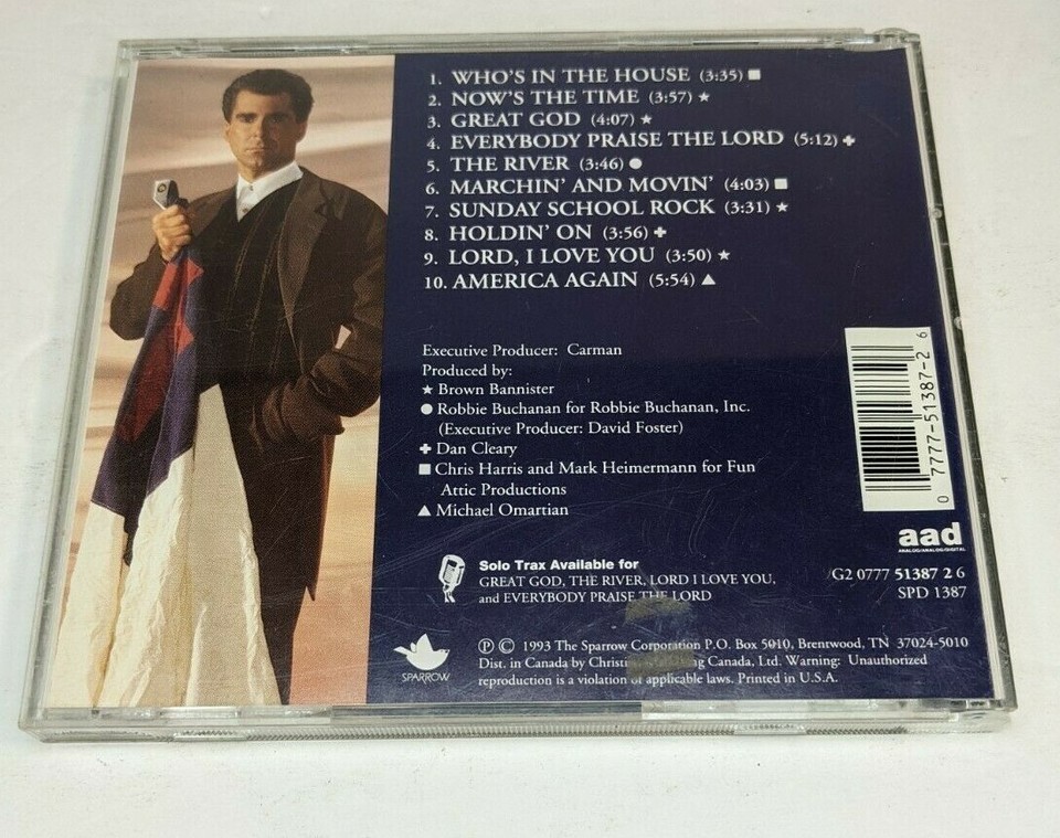 Carman: The Standard CD (1993, Sparrow) EX Condition FREE SHIPPING ...