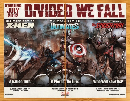 2012 Marvel Ultimate Comics Print Ad/Poster X-Men Spider-Man Adi Granov ...