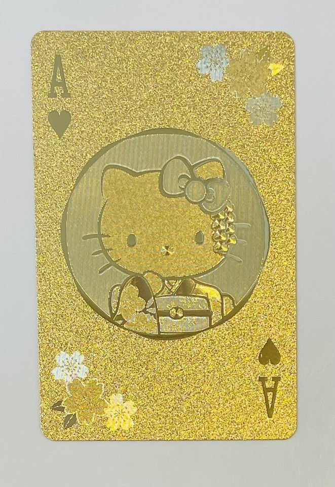 Hello Kitty Gold Playing Cards From Japan,Rare☆ 2016 | eBay