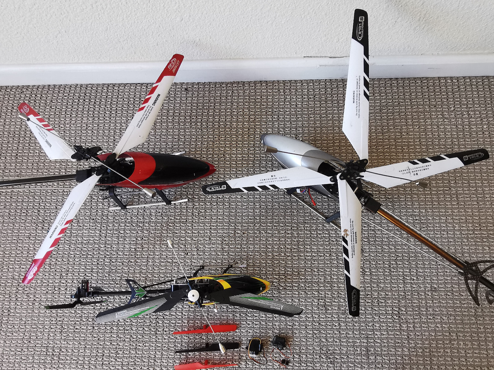Lot 3 Helicopters Extreme S-8g RC Sky Dancer 9101 double horse for ...
