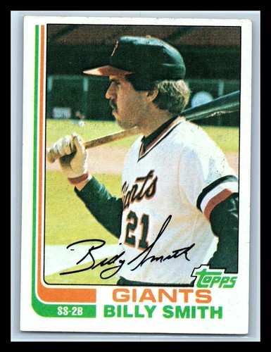 1982 Topps San Francisco Giants #593 Billy Smith | eBay