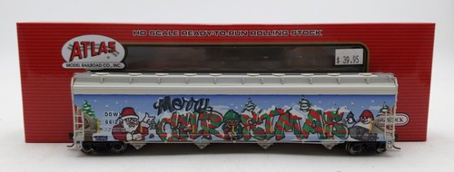 Atlas 20006330 HO DOWX ACF5800 Plastics Hopper with Christmas Graffiti #66122 LN | eBay