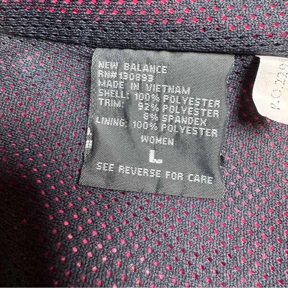 New Balance Water Resistant Windbreaker Women’s Large Neon Pink and ...