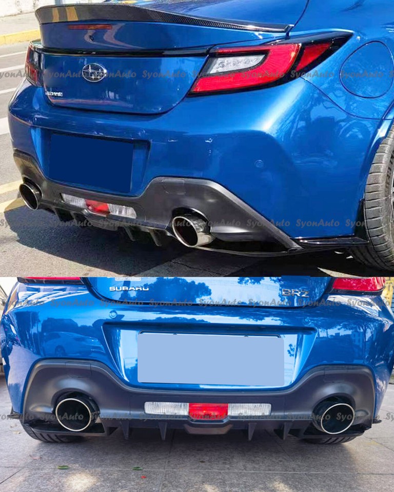 FITS 2022-2024 TOYOTA GR86 SUBARU BRZ AERO VORTEX STYLE REAR BUMPER ...