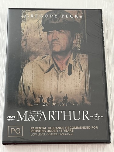 MacArthur DVD - 1977 - Gregory Peck Biographical War Drama - NEW ...