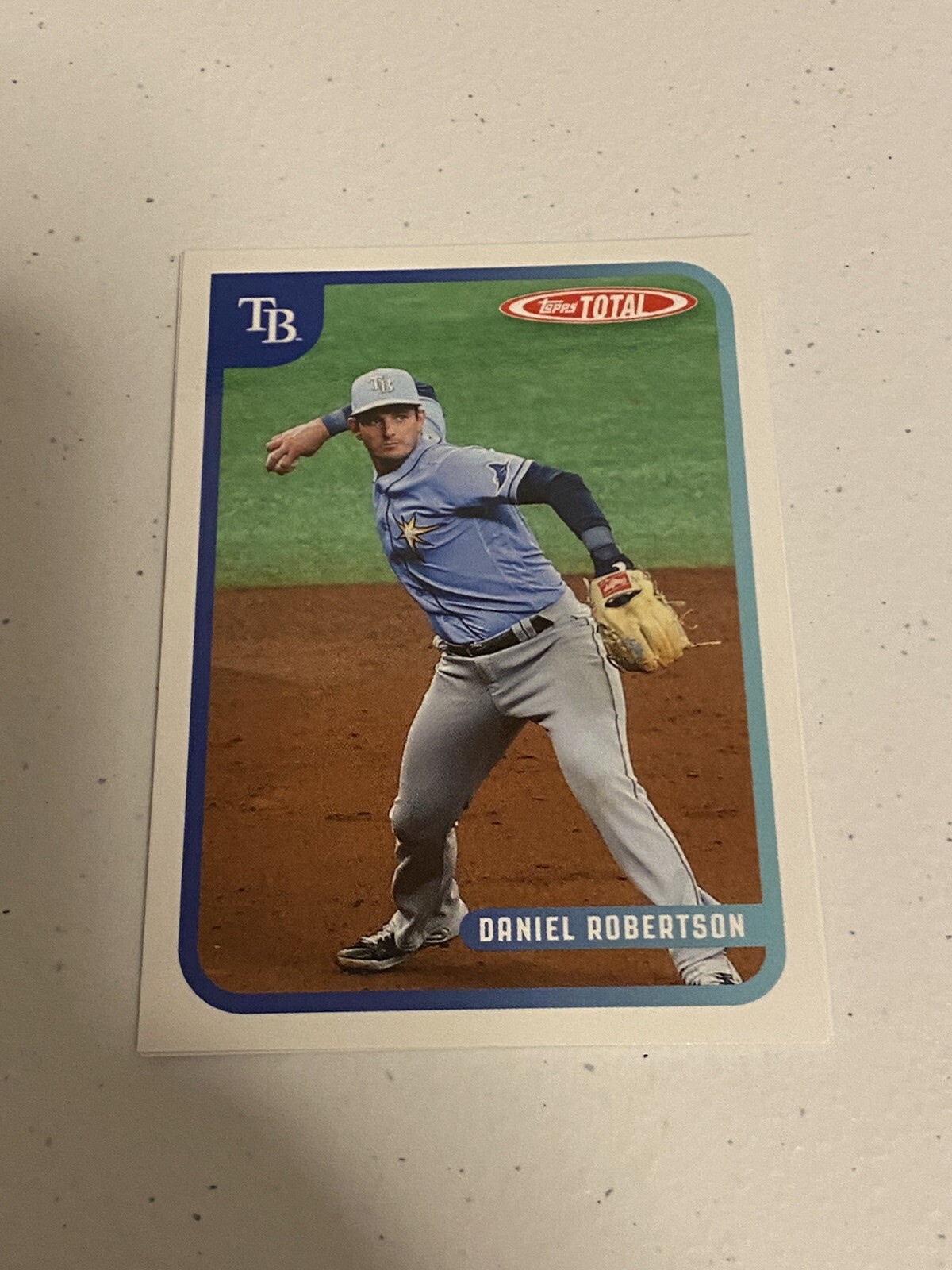 2020 Topps Total (Wave 7) #609 Daniel Robertson Tampa Bay Rays ONLINE ...