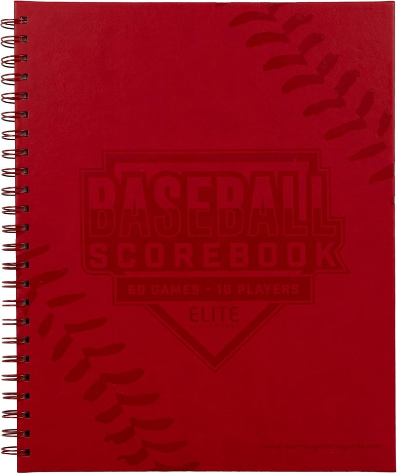 Elite Scorebooks Premium Baseball/Softball Scorebook - 60 Games | eBay