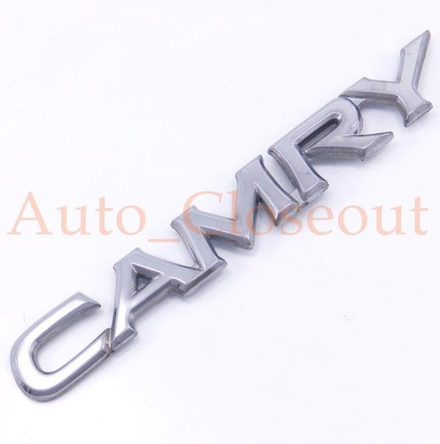 Toyota Camry Rear Trunk Silver Script Emblem Badge Nameplate 97 98 99 ...