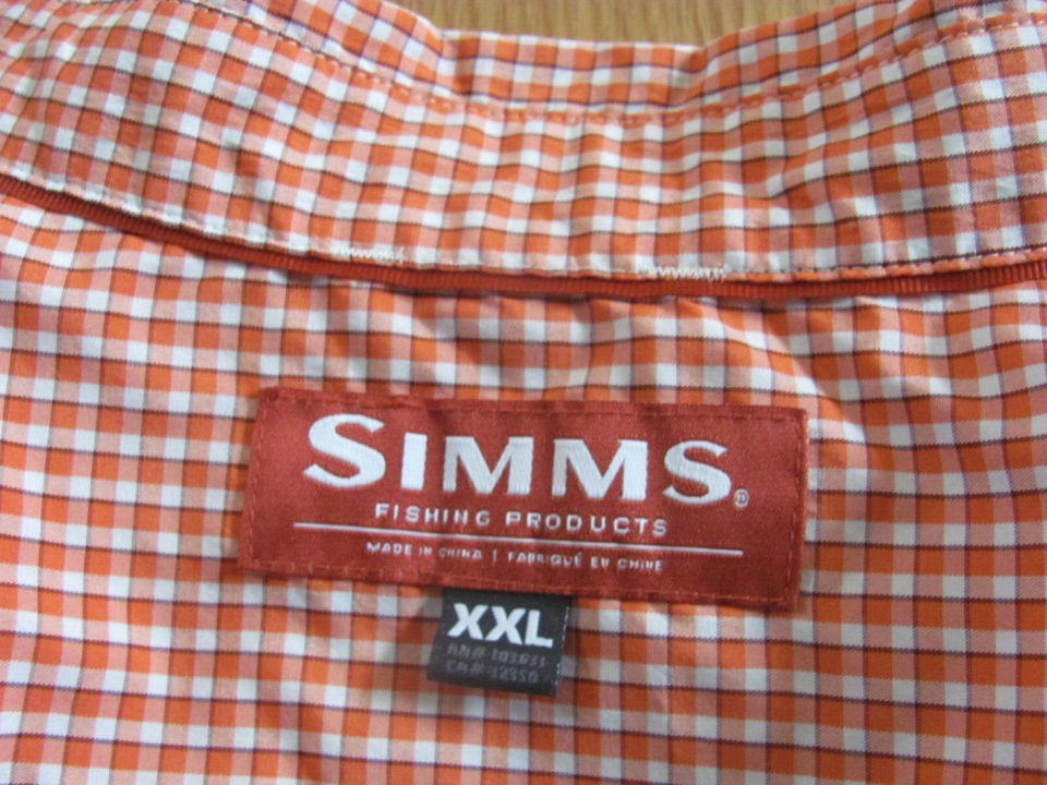 Simms Two Fly Museum of the Rockies" Orange Fly Fishing LongSleeve ...