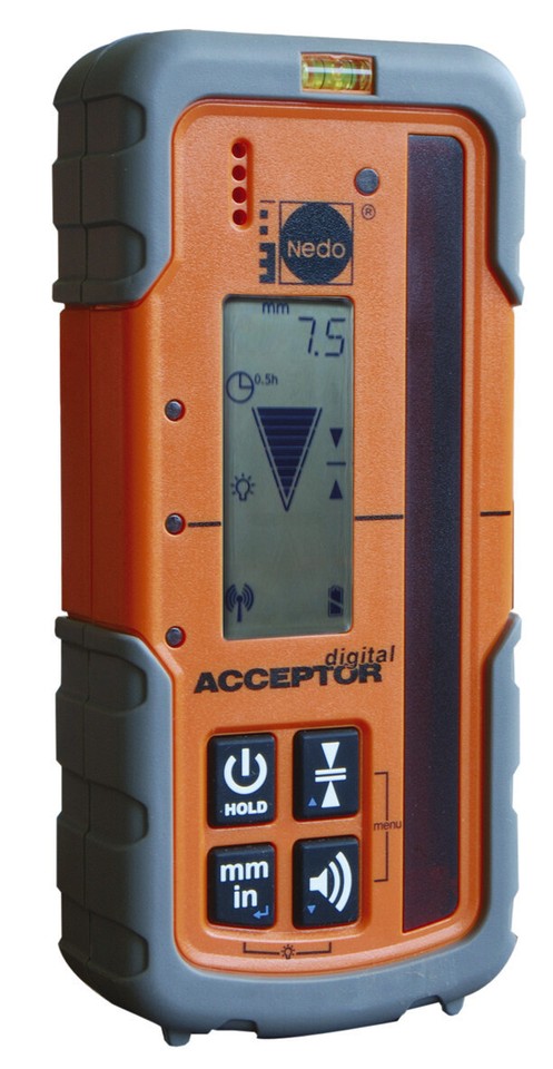 Nedo Laserempfänger ACCEPTOR digital Millimeterempfänger f. Rotationslaser *NEU* | eBay