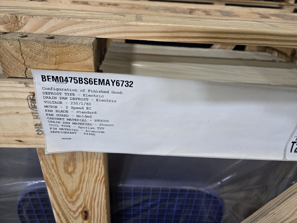 NEW Bohn BEM0475BS6E Walk-In 47,500 BTU Freezer/Cooler Medium Profile ...