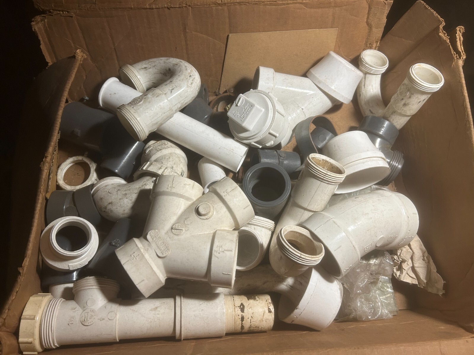 Lot of PVC plumbing parts fitting fittings - all for 1 money | eBay