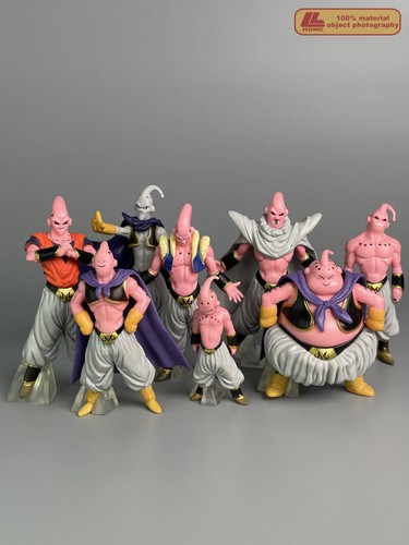 Anime dbz kids Z Super Majin Buu Boo All Form 8Pcs PVC Figure Statue ...