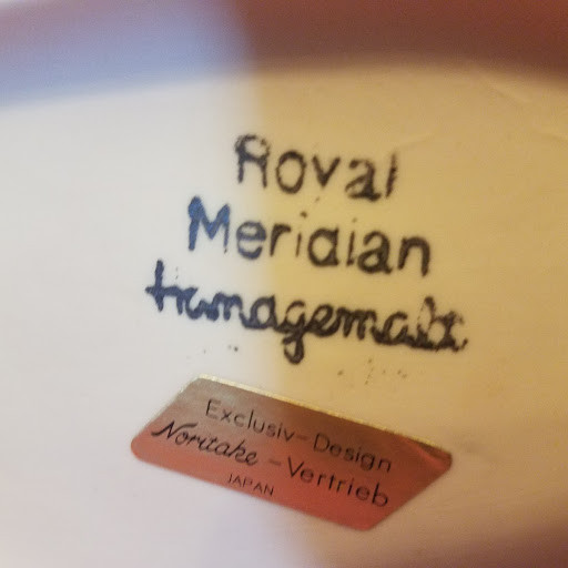 NORITAKE Ceramic Duck Figurine Stamped Royal Meridian Handgemalt ...