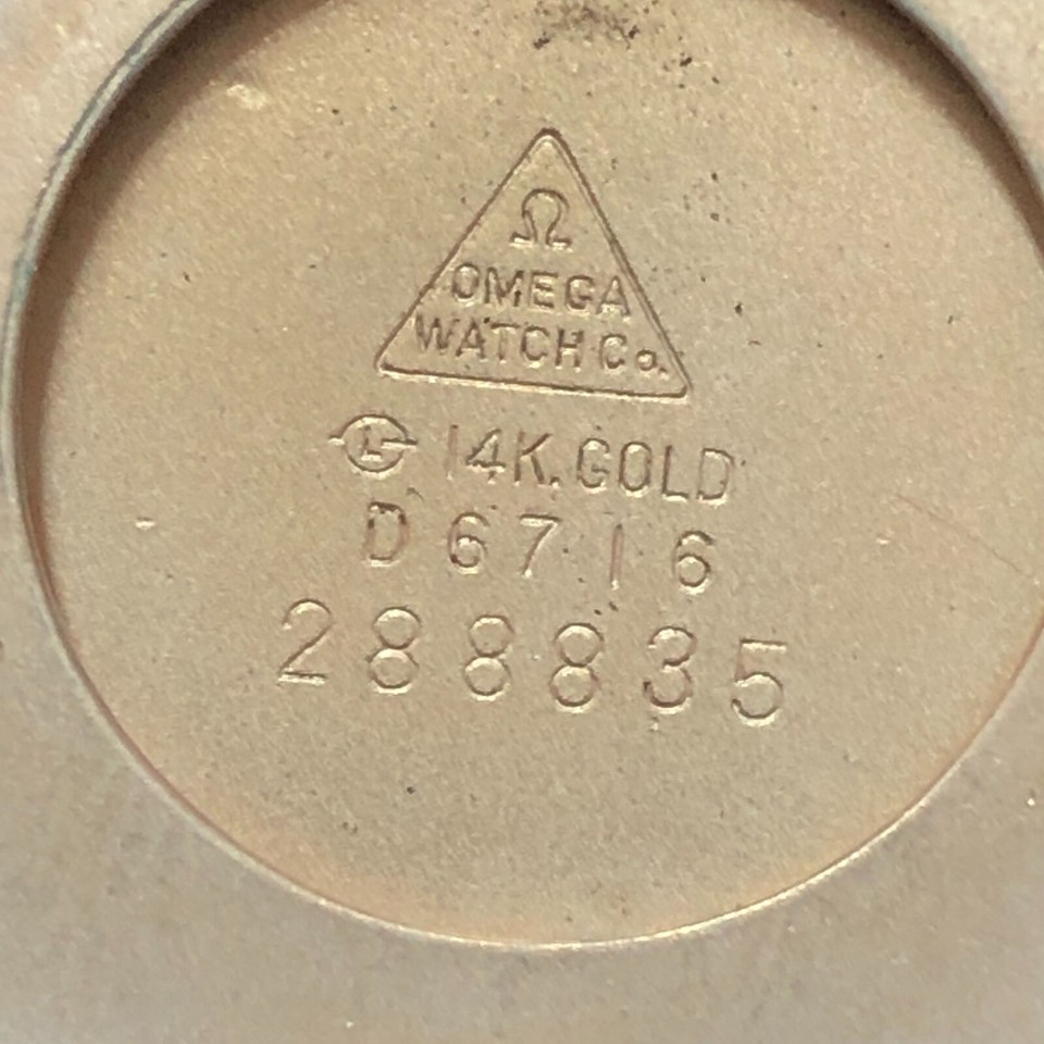 OMEGA WATCH GOLD CAL 620 14kt GOLD MANUAL WINDING VINTAGE (.76oz AGW ...