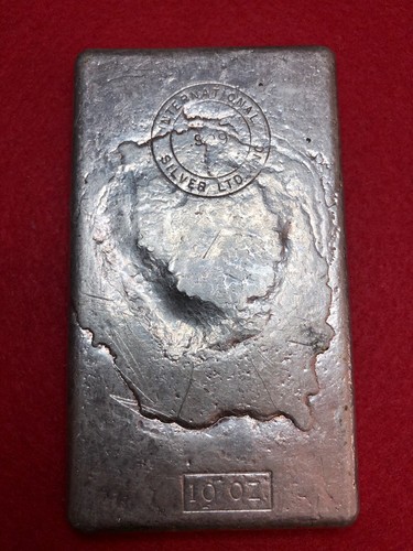 VINTAGE INTERNATIONAL SILVER LIMITED LTD. INC. POURED 10 OZ 999 FINE ...