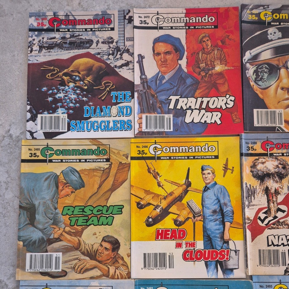 Commando War comics X 18 Issues 2468 - 2497 Job Lot K2 | eBay UK