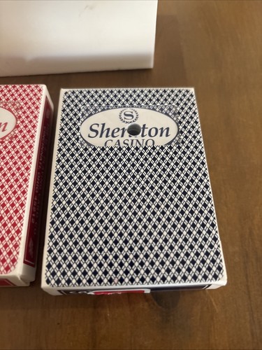 Sheraton Casino Souvenir Cards Aristocrat Red & Blue | eBay