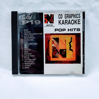CD Graphics Karaoke Pop Hits SAV P 19 (CD, 1995) | eBay