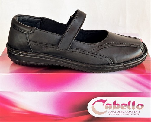 Cabello Anatomic Mary Jane Leather Strap Shoe Cabello Comfort Shoes 341 ...