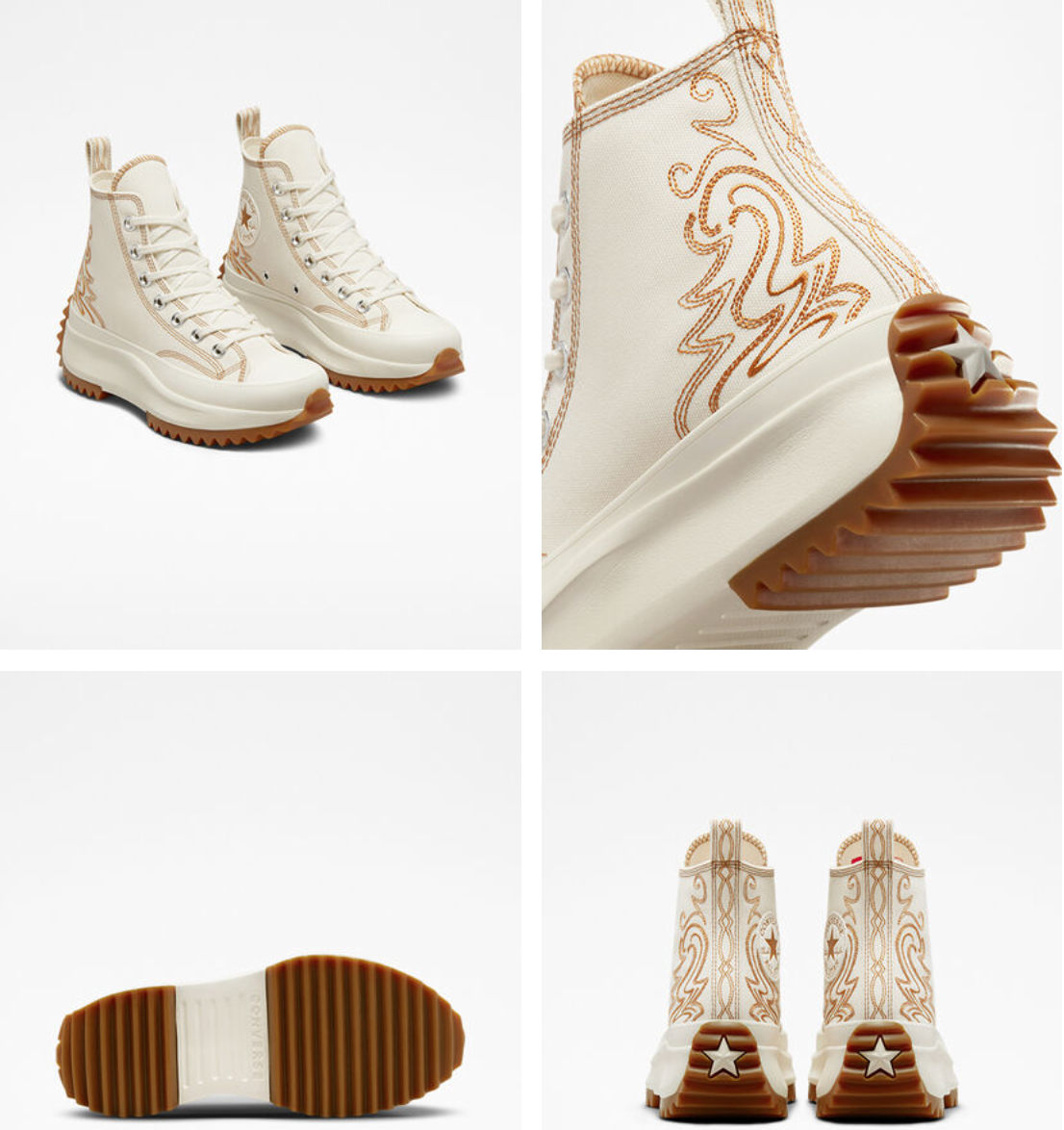 NEW Women's CONVERSE RUN STAR HIKE Western Shoes A10333C Cowboy Wonka ...