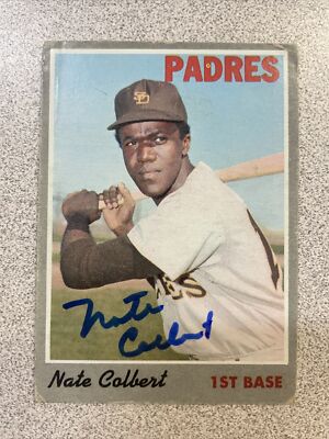 Nate Colbert Autographed 1970 Topps Card #11 San Diego Padres A-276 | eBay