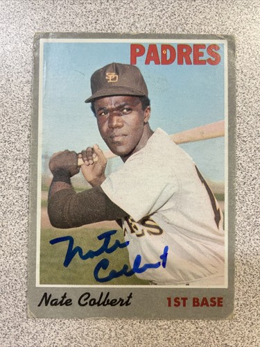 Nate Colbert Autographed 1970 Topps Card #11 San Diego Padres A-276 | eBay