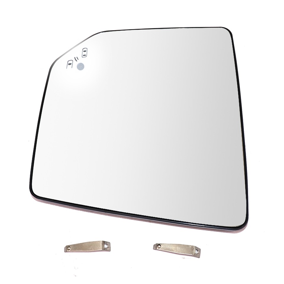 Left Driver Side Mirror Glass Heated Blind Spot Sensor For Ford F150 ...