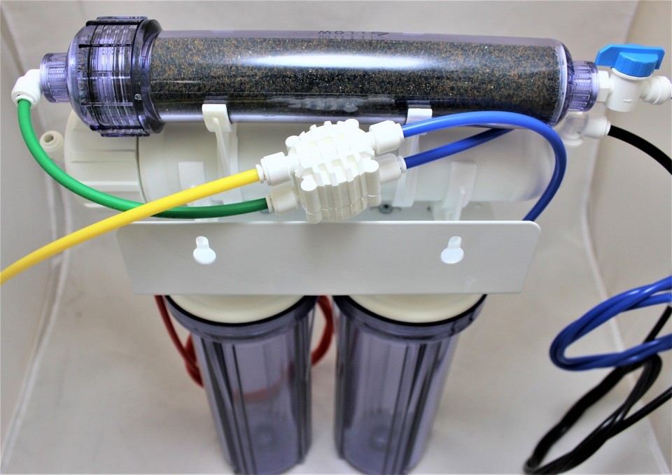 Reverse Osmosis Deionization DI System 4 Stage 80 GPD Aquarium Water ...