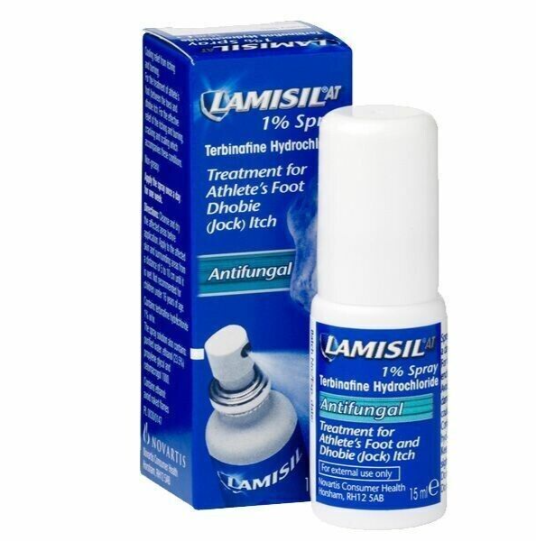 Lamisil Athlete's Foot Spray 15ml - Antifungal 1% Jock Itch - Free ...