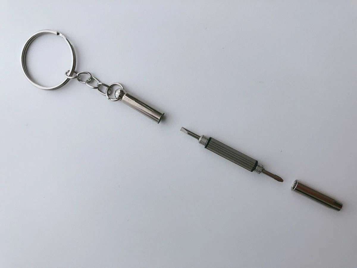 Vintage HILCO Optical Flathead Mini Screwdriver Keychain, 56% OFF