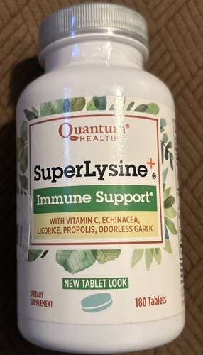 Quantum Health Superlysine+ Immune Support 180 Tablets Exp 9/26 New | eBay