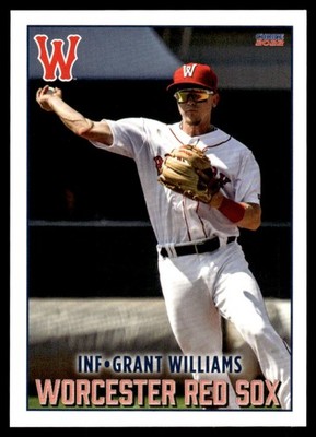 2022 Grant Williams Choice Minor League Rookie Card Worcester Woo Red ...